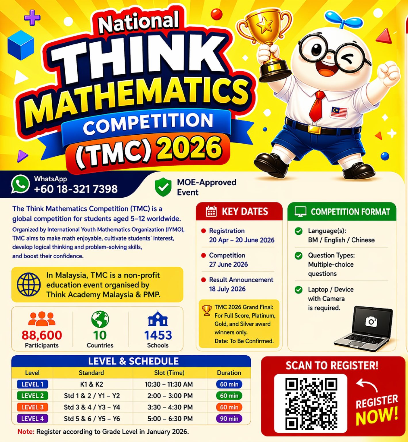 NATIONAL THINK MATHEMATICS COMPETITION (TMC) 2026 - PMP